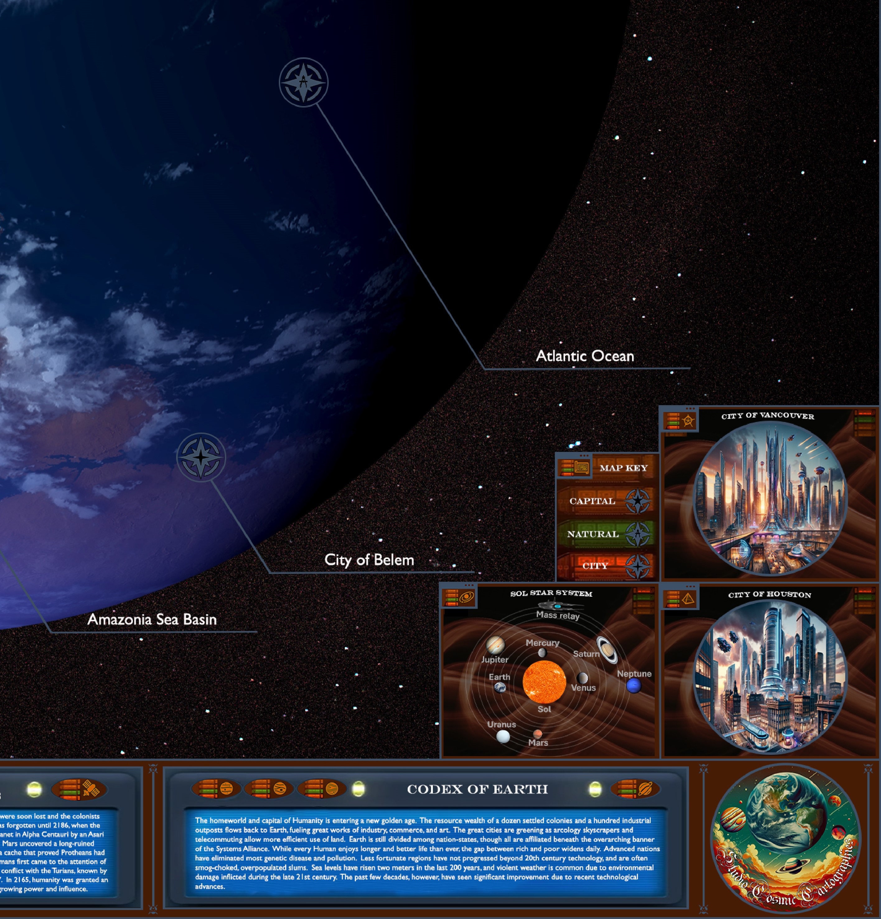 Human Homeworld of Earth, Video Game Poster, High-quality Sci-fi ...