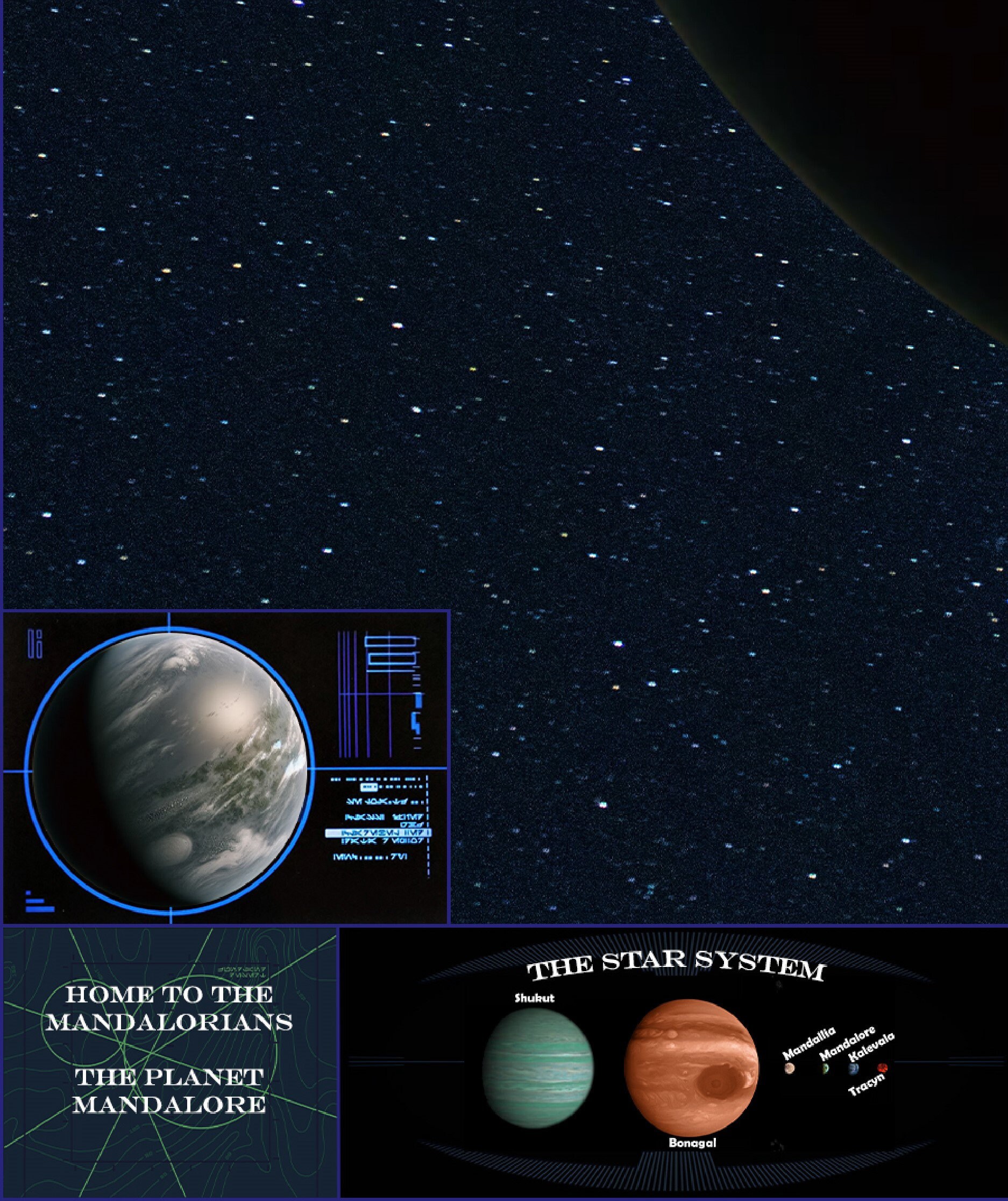 Mandalore Infographic Lore Map. High-quality Sci-fi Infographic Sci-fi ...