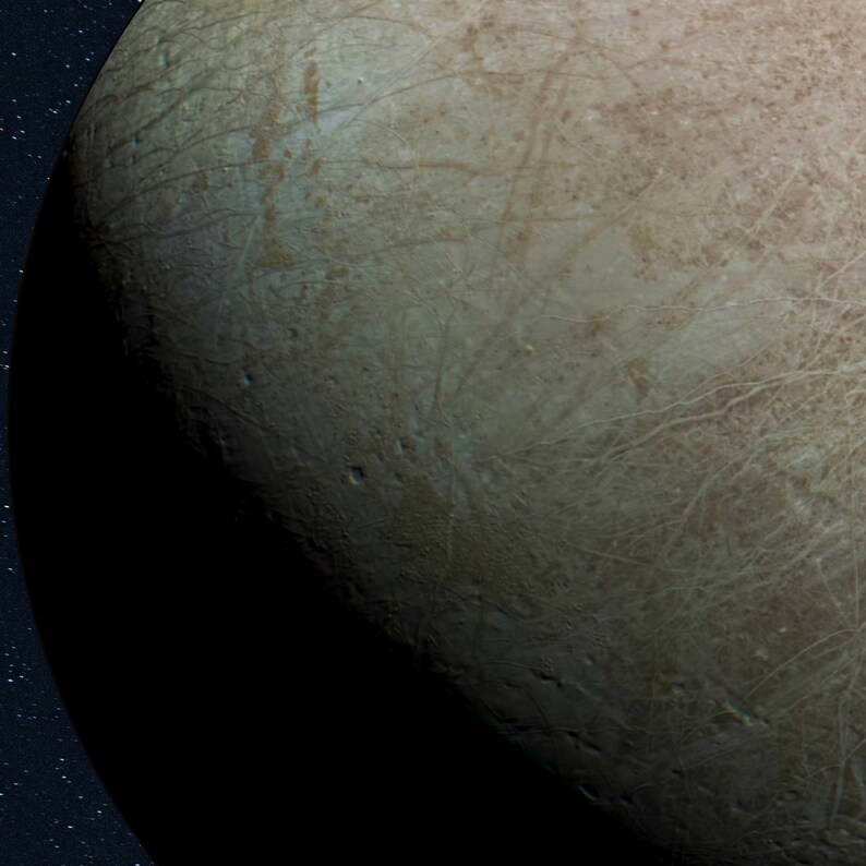 Europa Moon Poster: NASA Sci-fi Infographic Art (digital Download) - Etsy