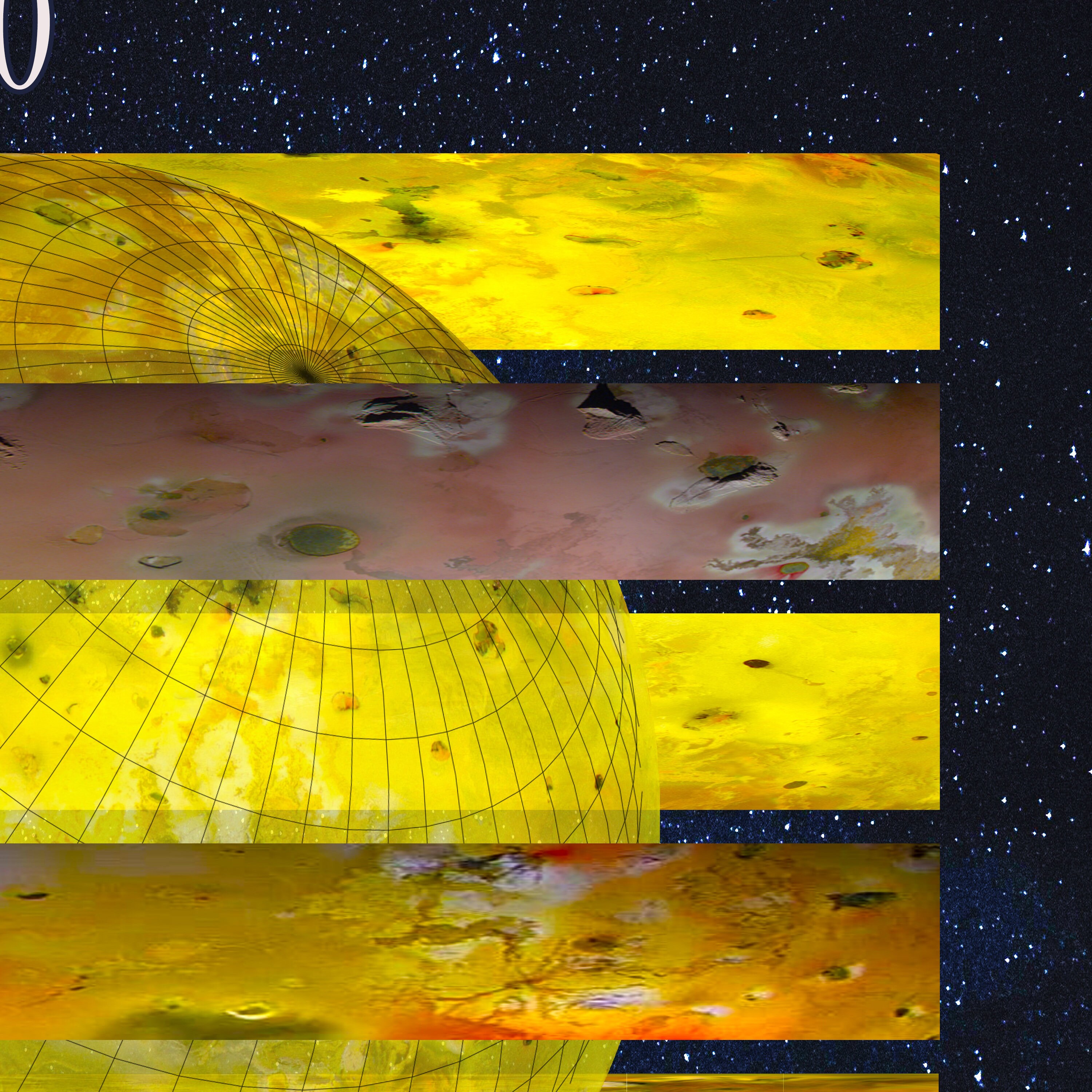 Layers of Io Topographical Infographic, Geographical Chart of the Io ...