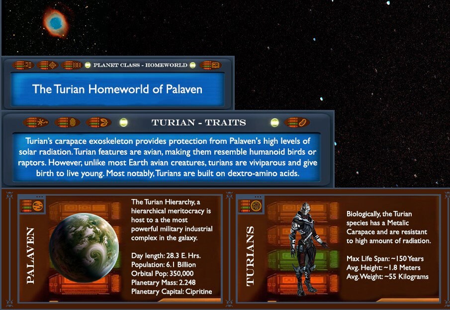 Turian Homeworld of Palaven, Video Game Poster, High-quality Sci-fi ...