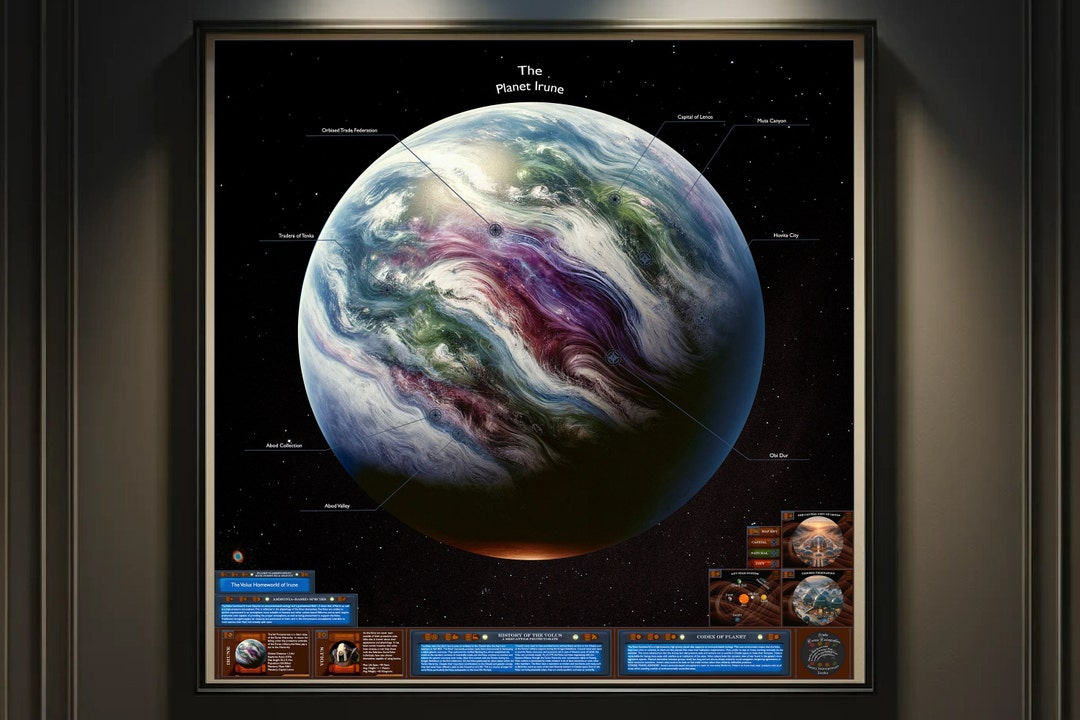 Volus Homeworld of Irune, Mass Effect Video Game Poster, High-quality ...