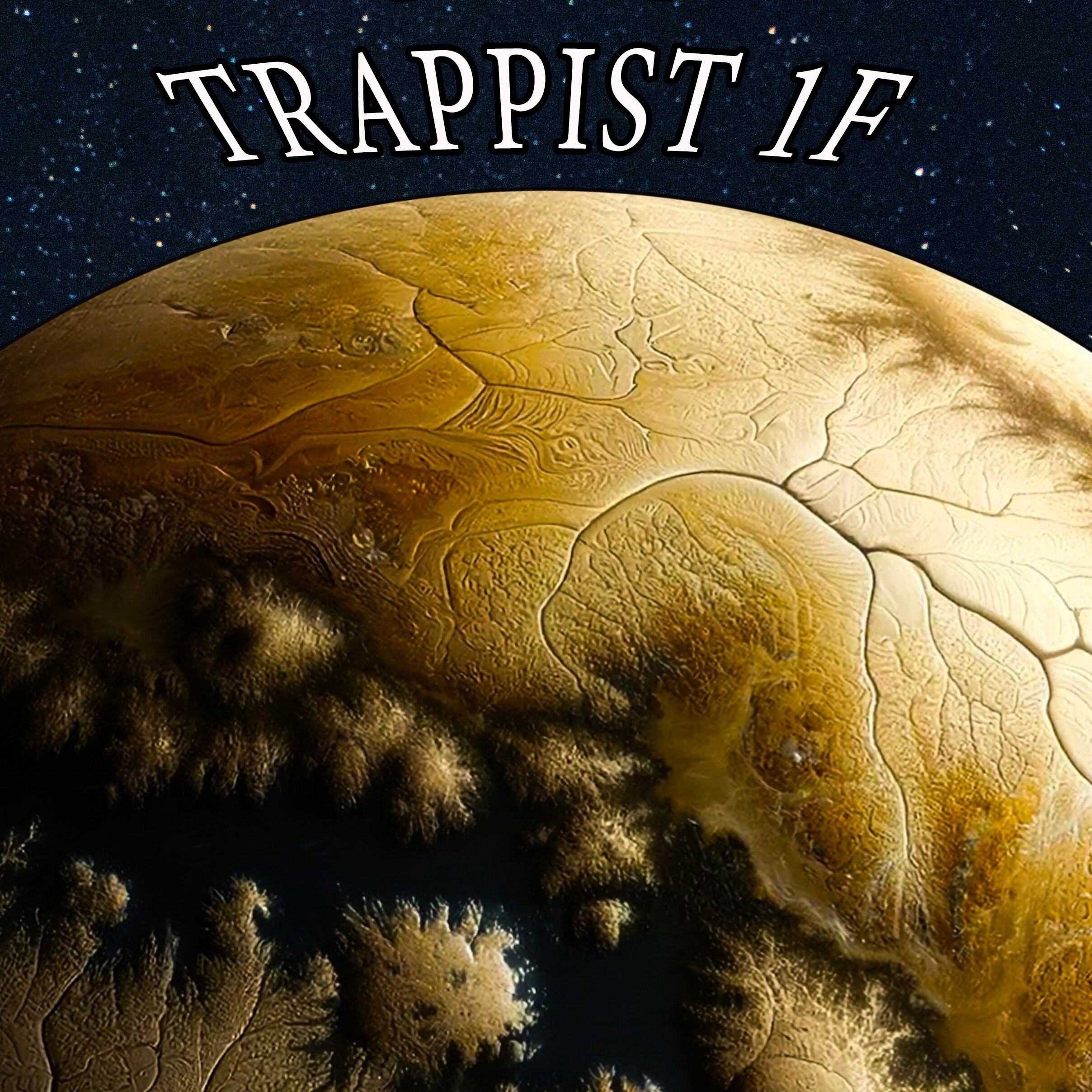 Trappist-1f Exoplanet Infographic Poster. Sci-fi Wall Art Print, High ...