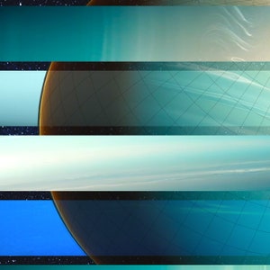 Layers of Uranus Topographical Infographic, Geographical Chart of the ...