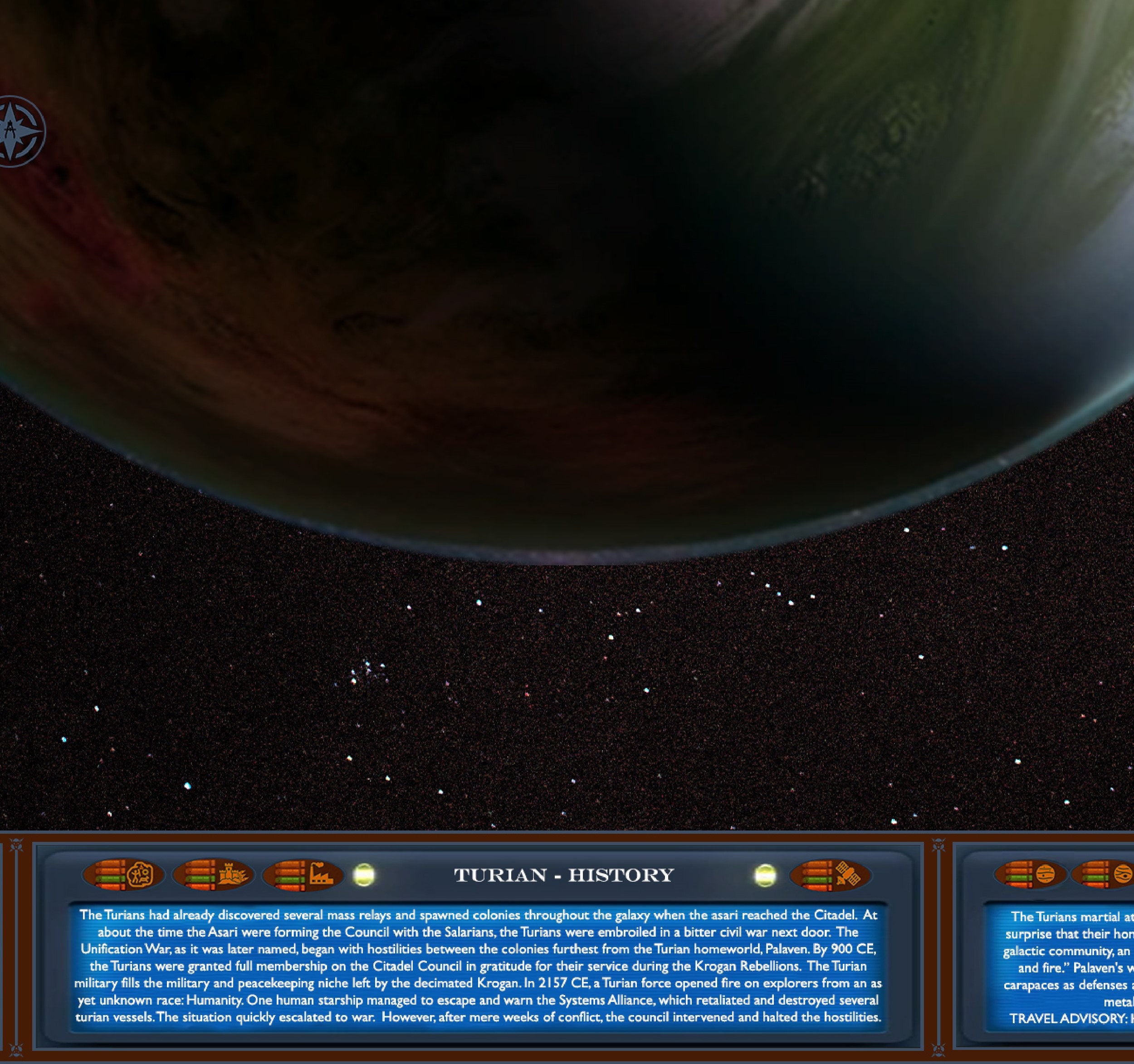 Turian Homeworld of Palaven, Video Game Poster, High-quality Sci-fi ...