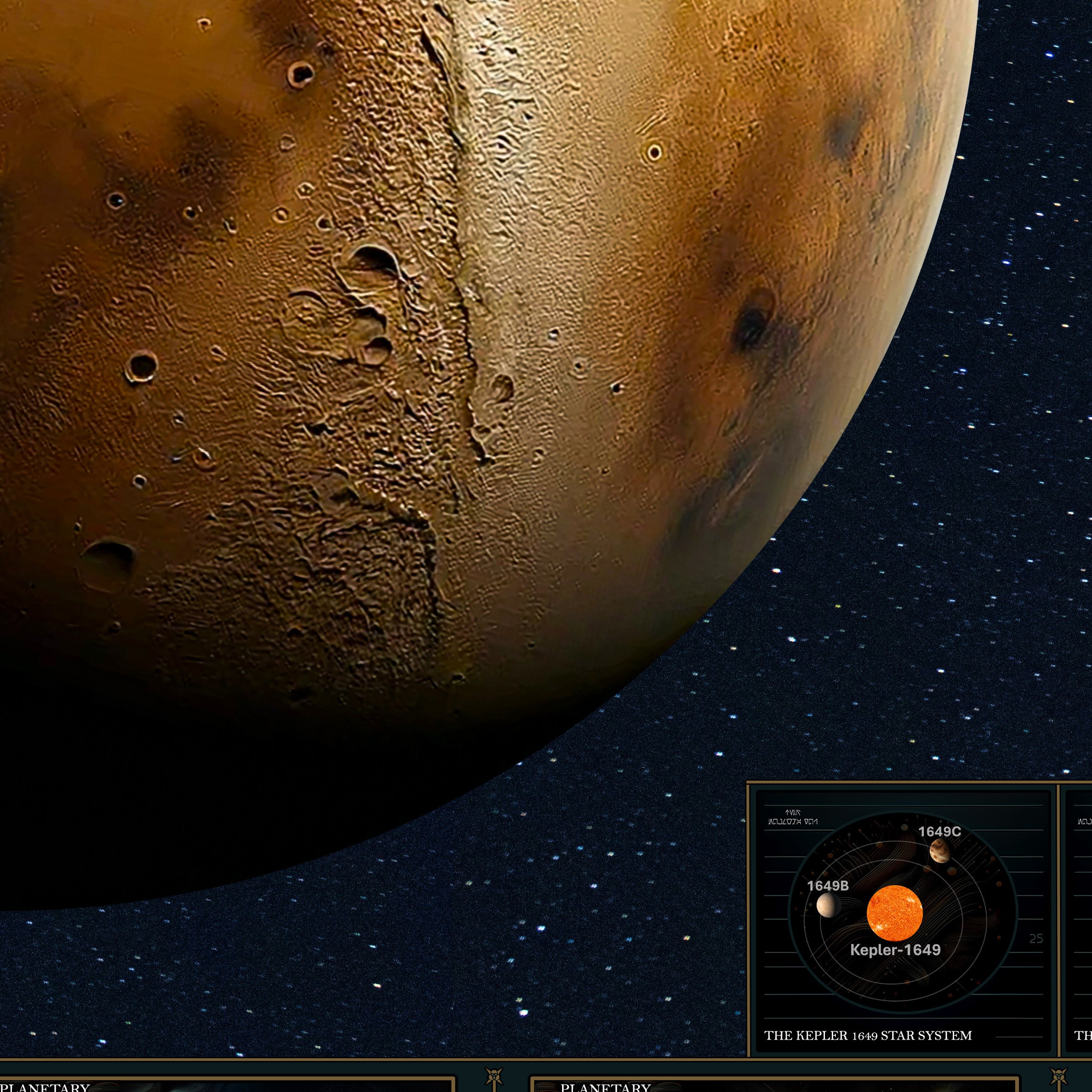 Kepler-1649c Exoplanet Infographic Poster. Sci-fi Wall Art Print, High ...