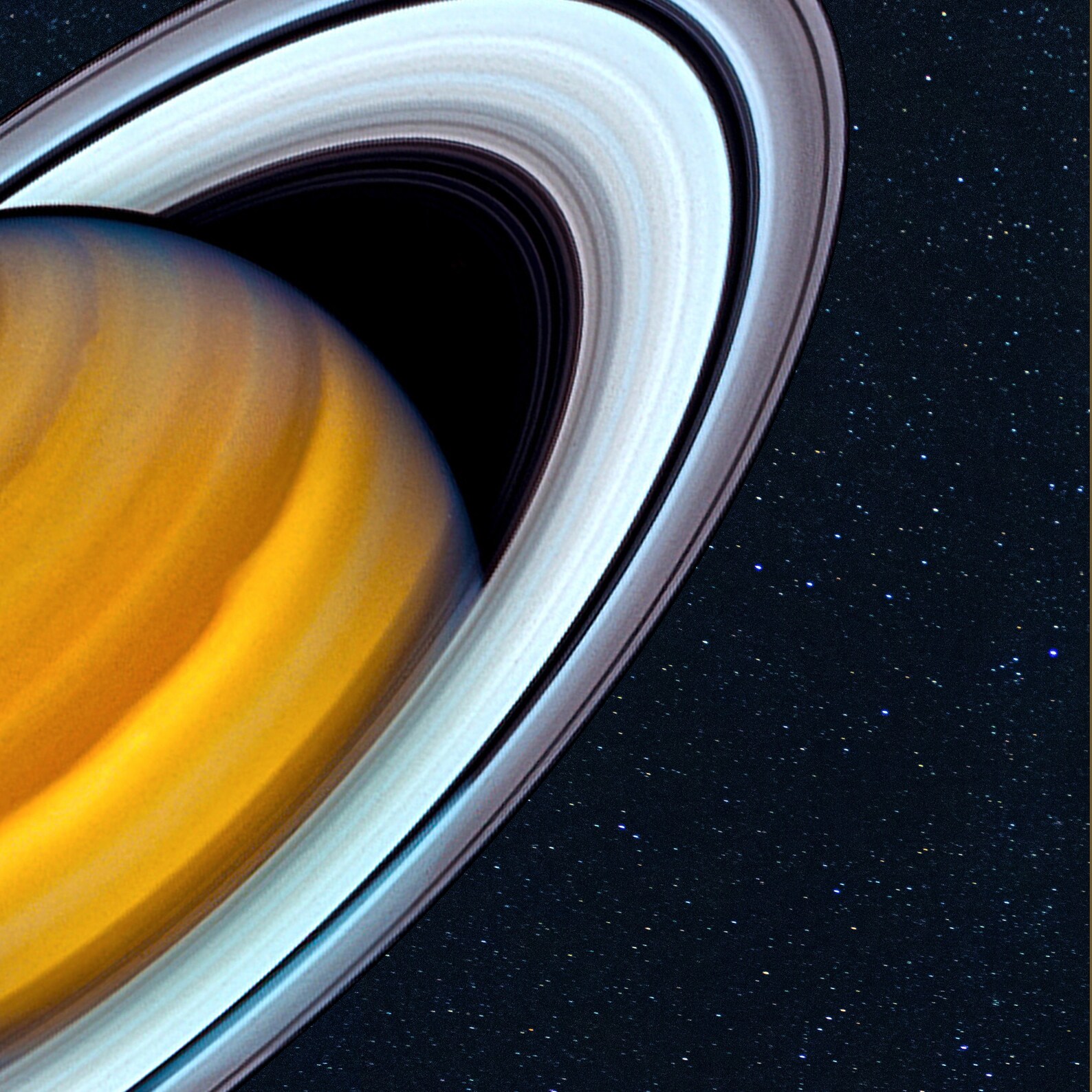 Planet Saturn Infographic Poster: NASA Sci-fi Wall Art (digital ...