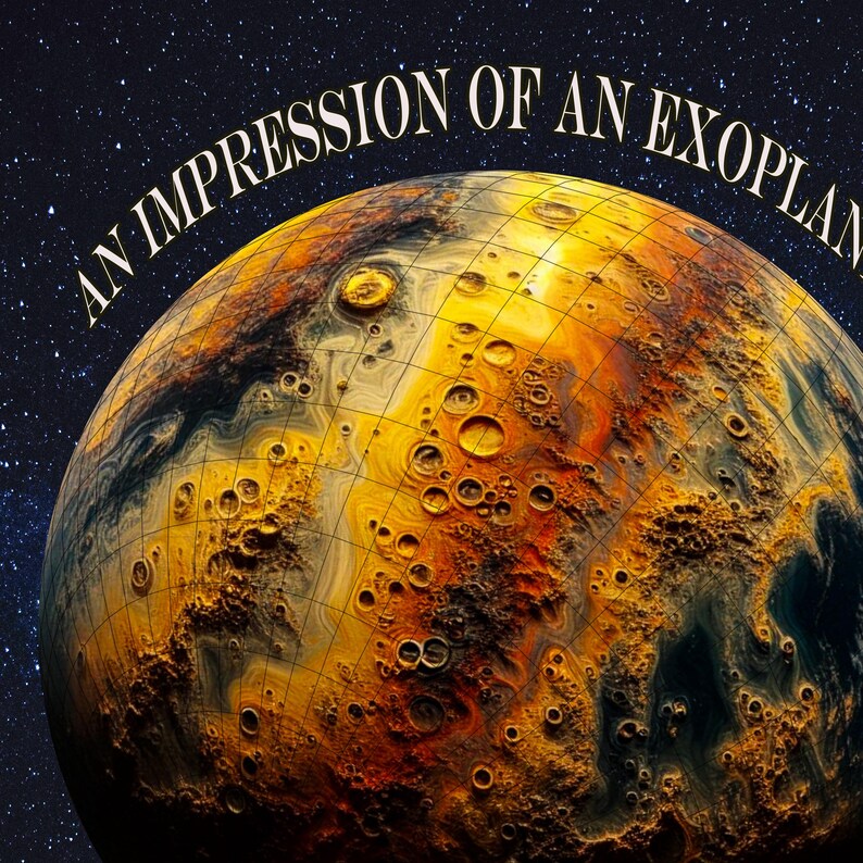 Exoplanet A Giclée Print: Nasa-inspired Galaxy Wall Art (digital ...