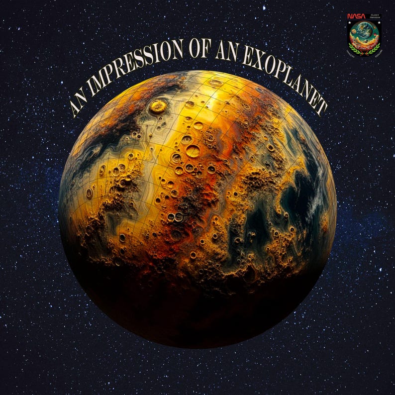 Exoplanet A Giclée Print: Nasa-inspired Galaxy Wall Art (digital ...