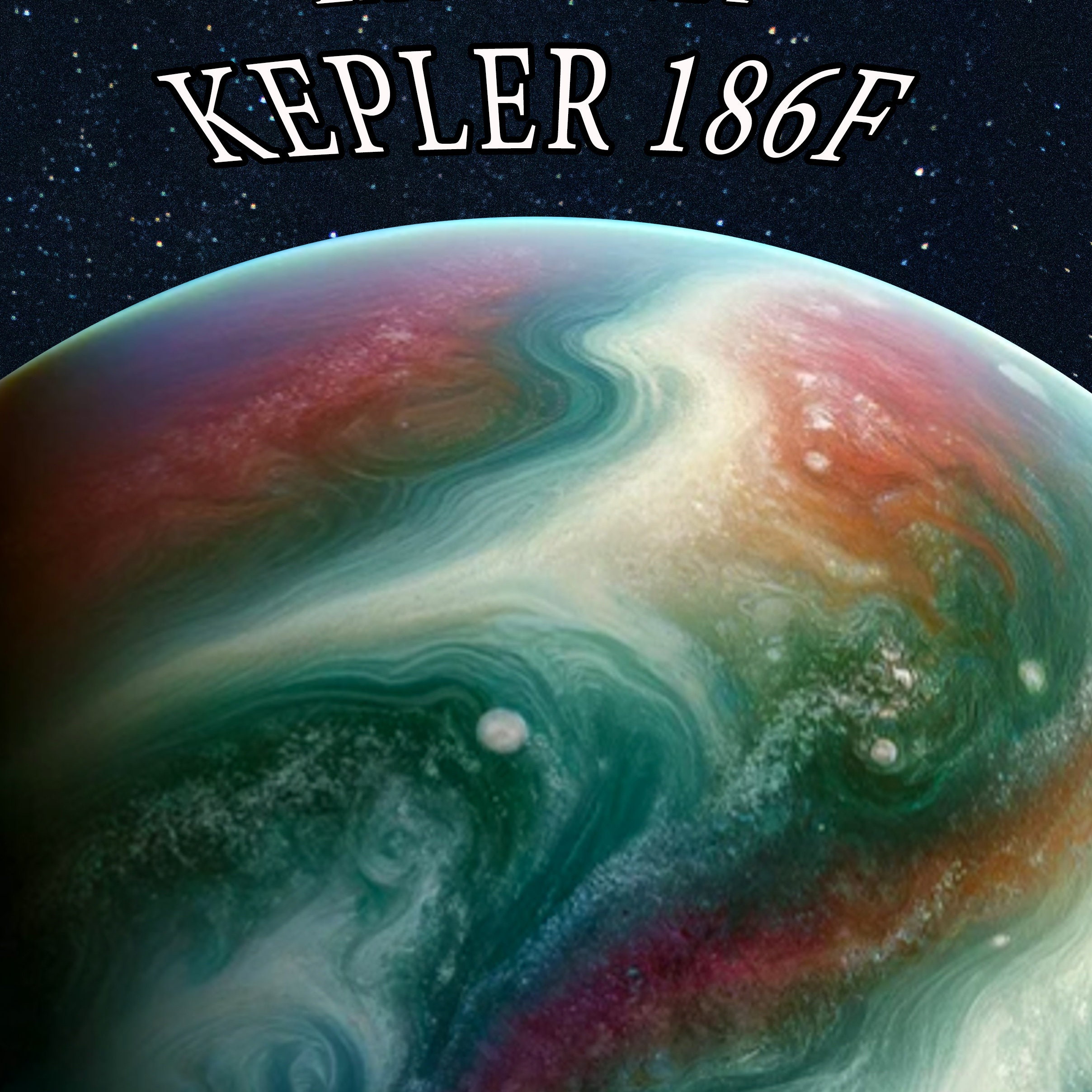 Kepler-186f Exoplanet Poster: NASA Sci-fi Wall Art (digital Download ...