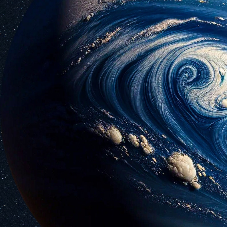 Proxima Centauri C Exoplanet Infographic Poster. Sci-fi Wall Art Print ...