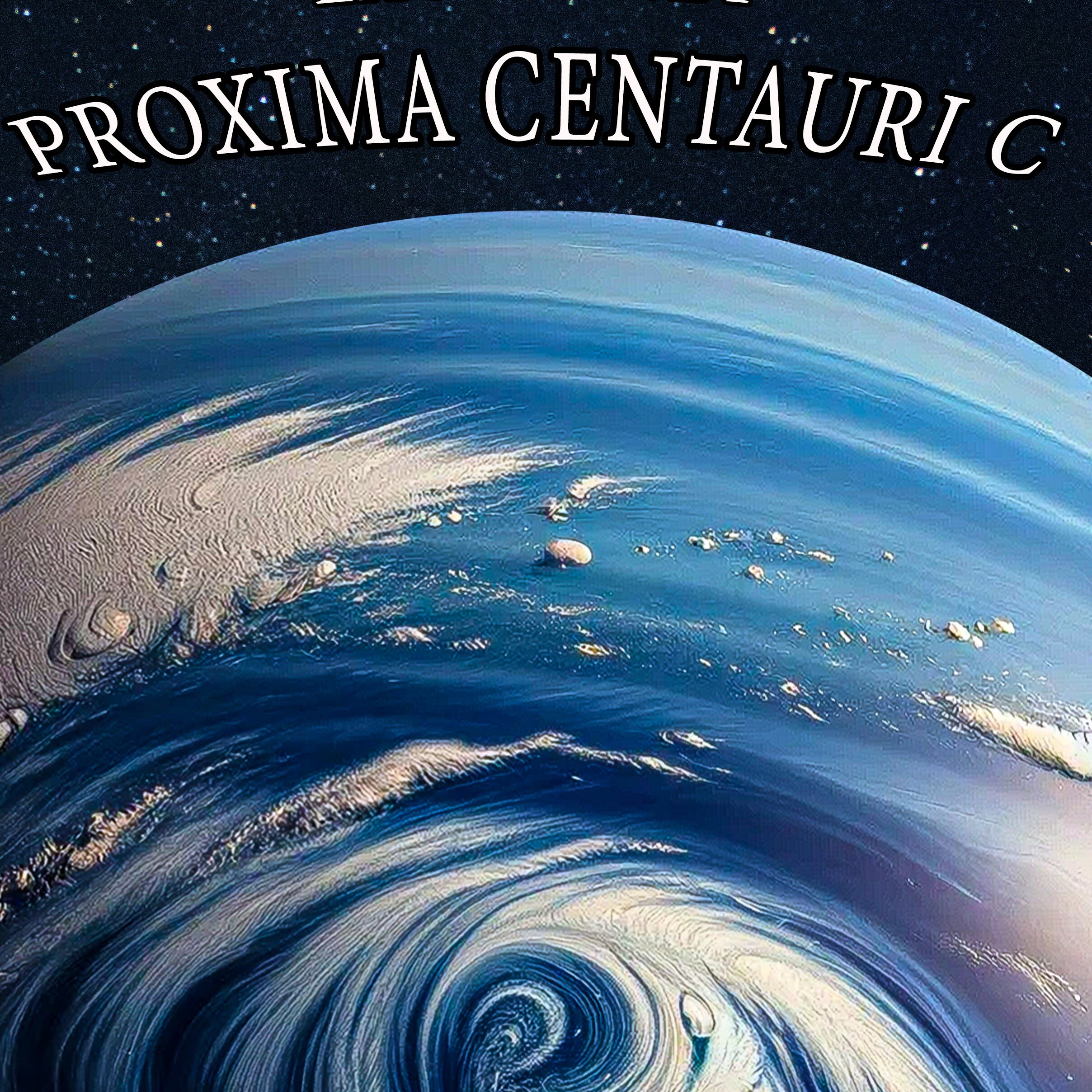 Proxima Centauri C Exoplanet Infographic Poster. Sci-fi Wall Art Print ...