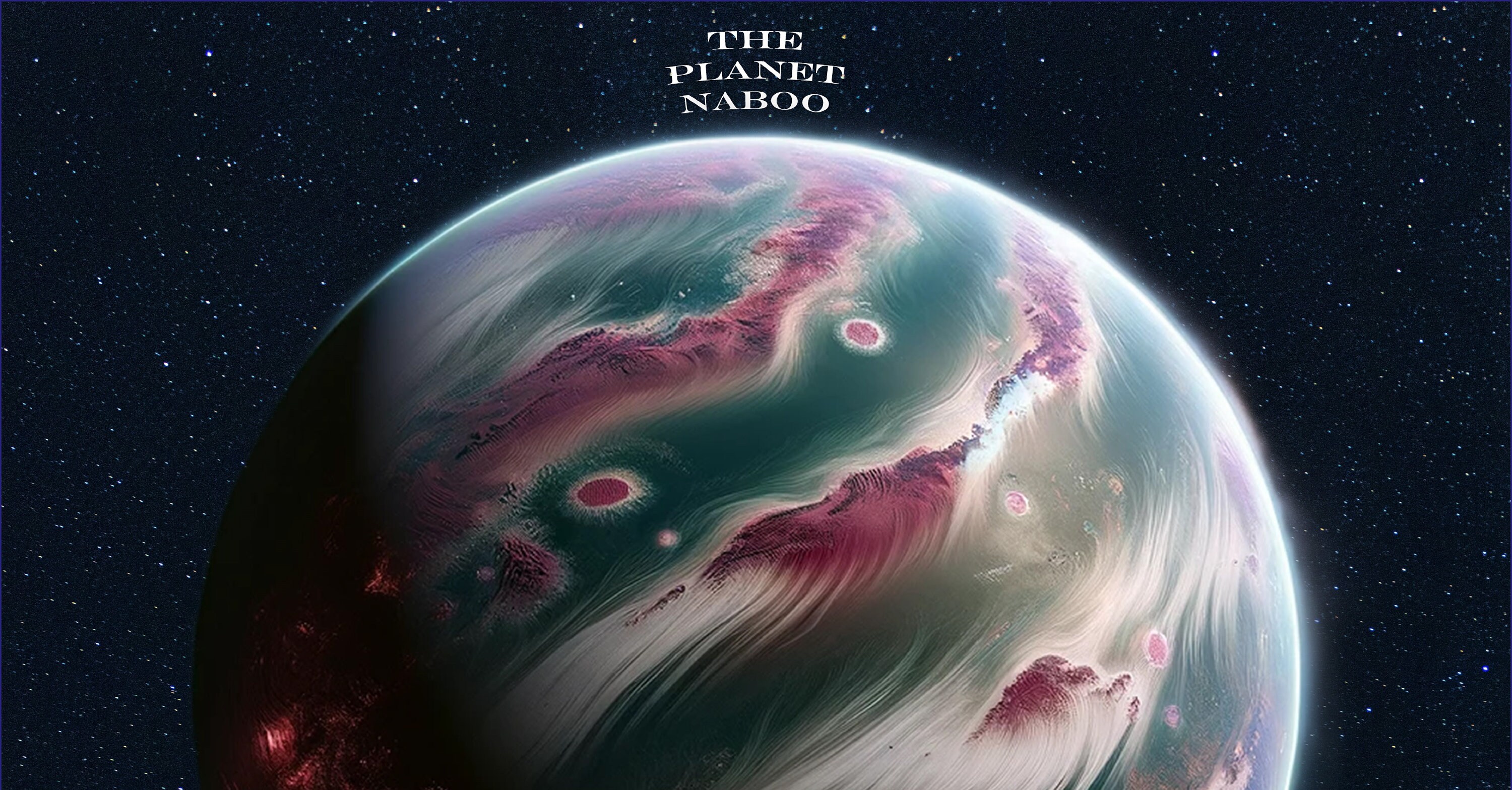 Naboo Infographic Lore Map. High-quality Sci-fi Infographic Sci-fi Map ...