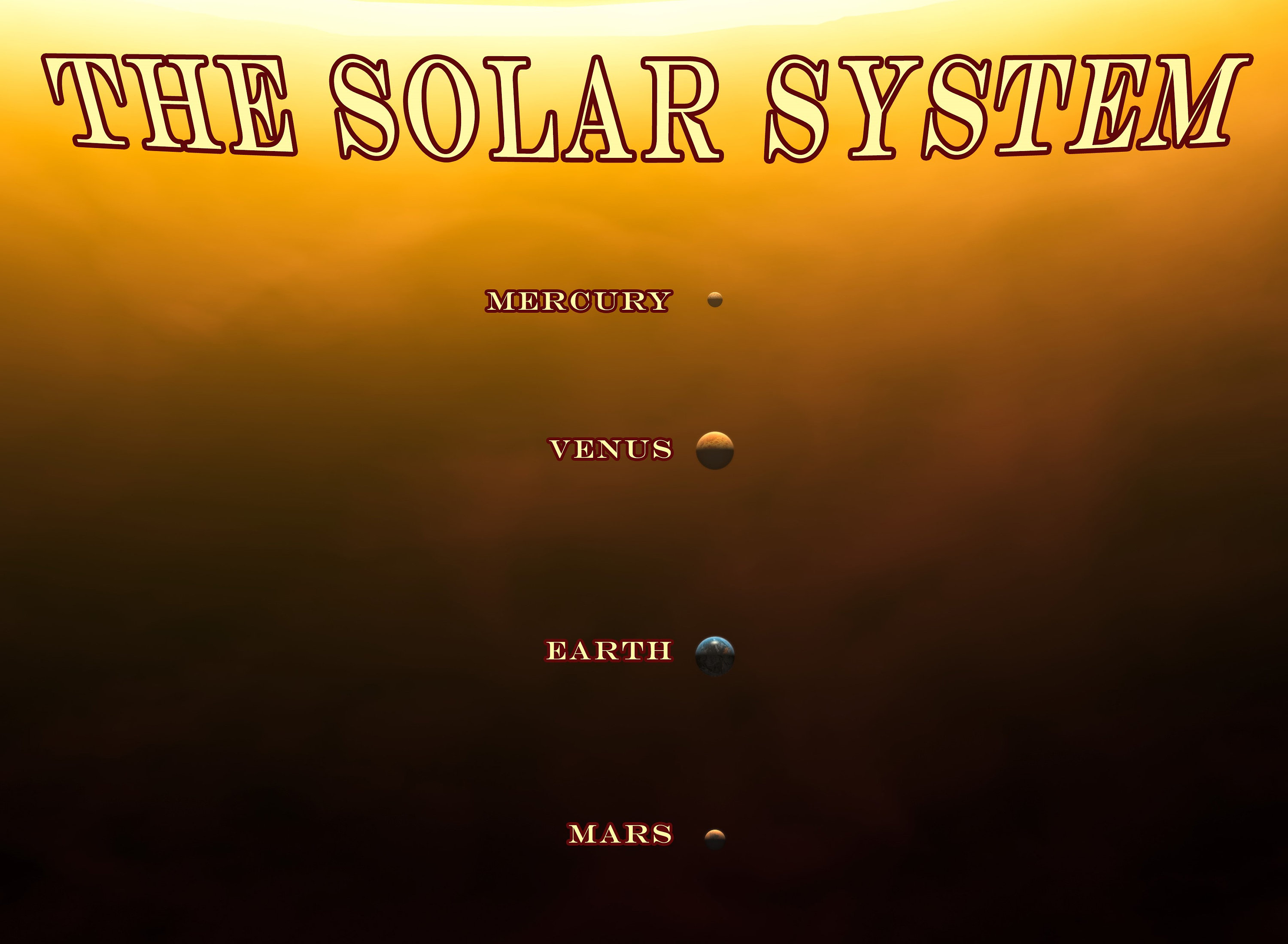 Sol Solar System Wallpaper Art, a High-quality NASA Educational Home ...