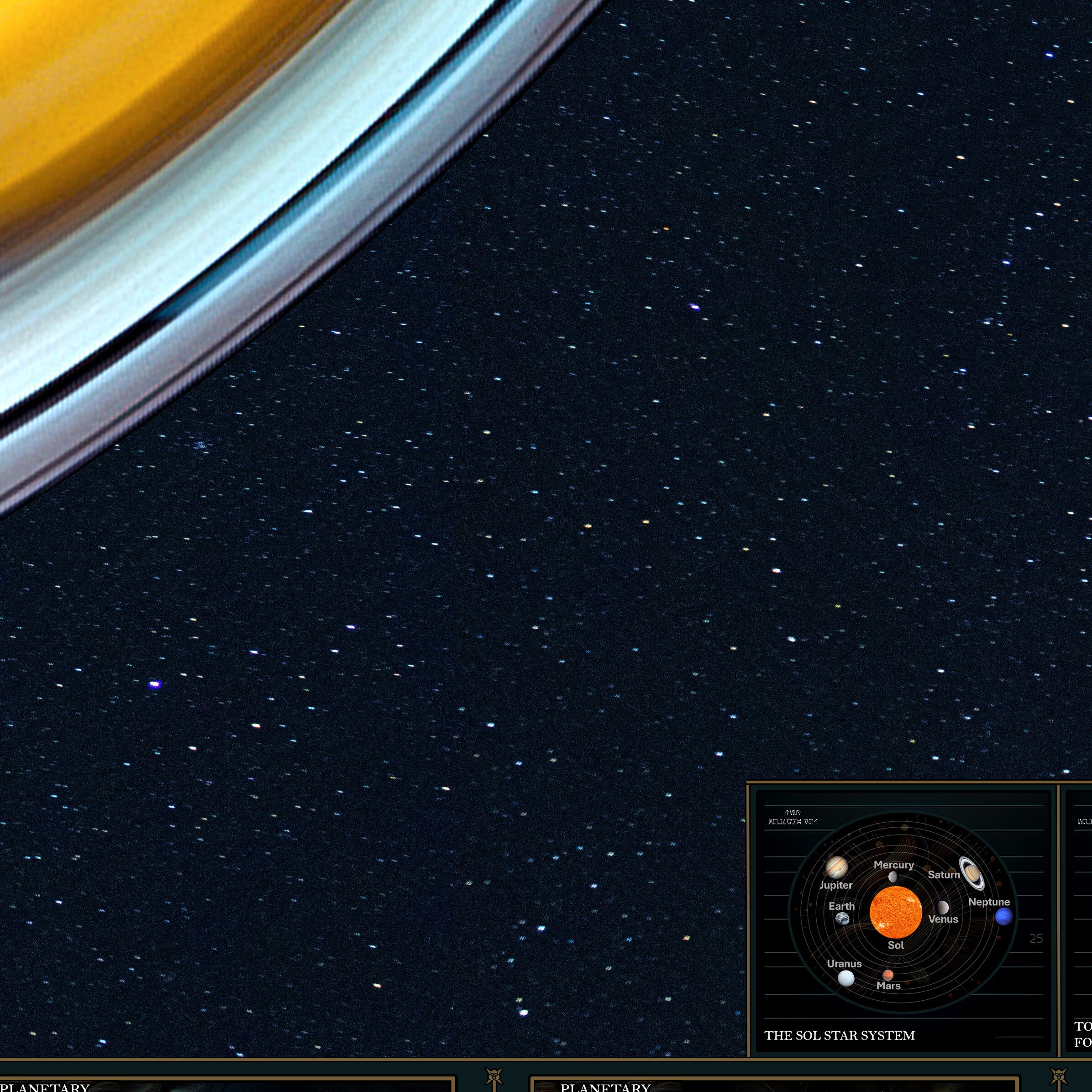Planet Saturn Infographic Poster: NASA Sci-fi Wall Art (digital ...