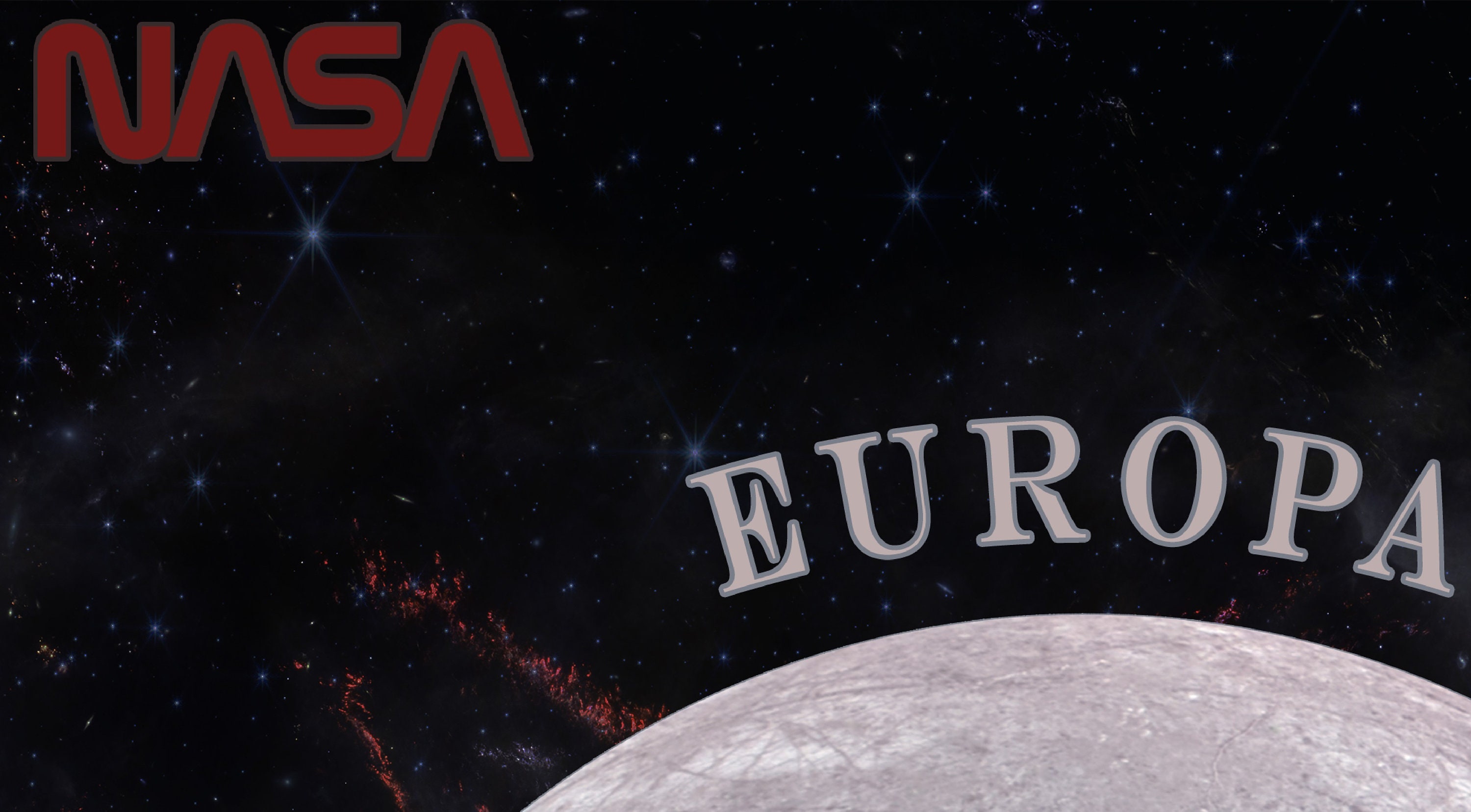 Europa Poster, Outer Space Wall Print, NASA Inspired Office Wall Décor ...