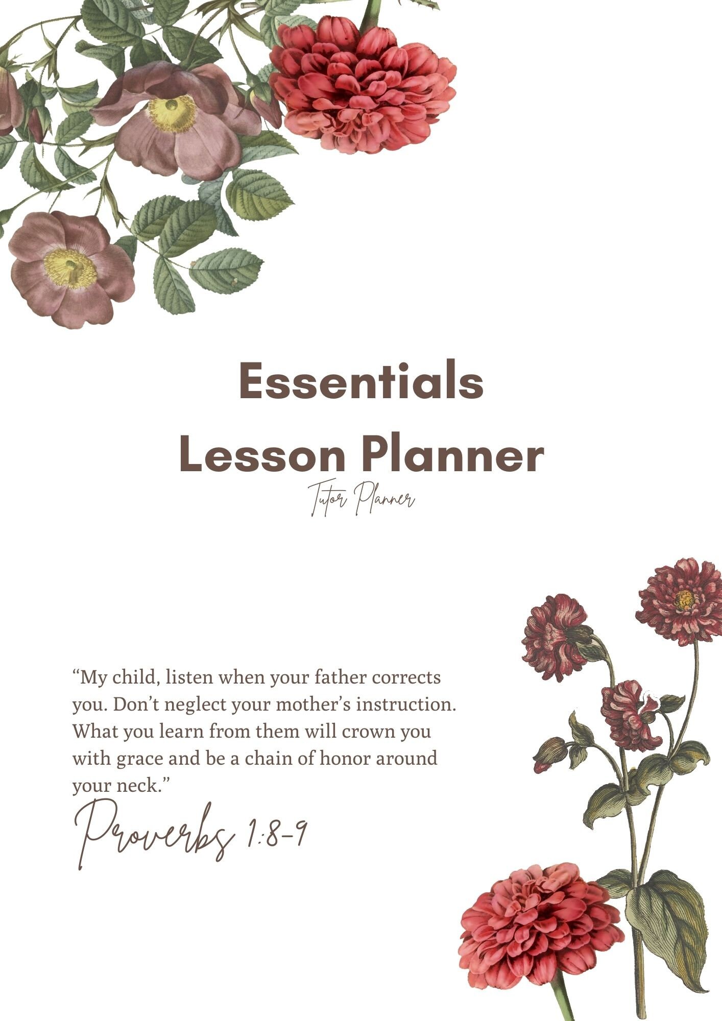 Classical Conversations Planner - All in One (foundations/essentials ...