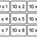 Multiplication Flashcards (timetables 1 to 15) - Etsy