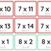 Multiplication Flashcards (timetables 1 to 15) - Etsy