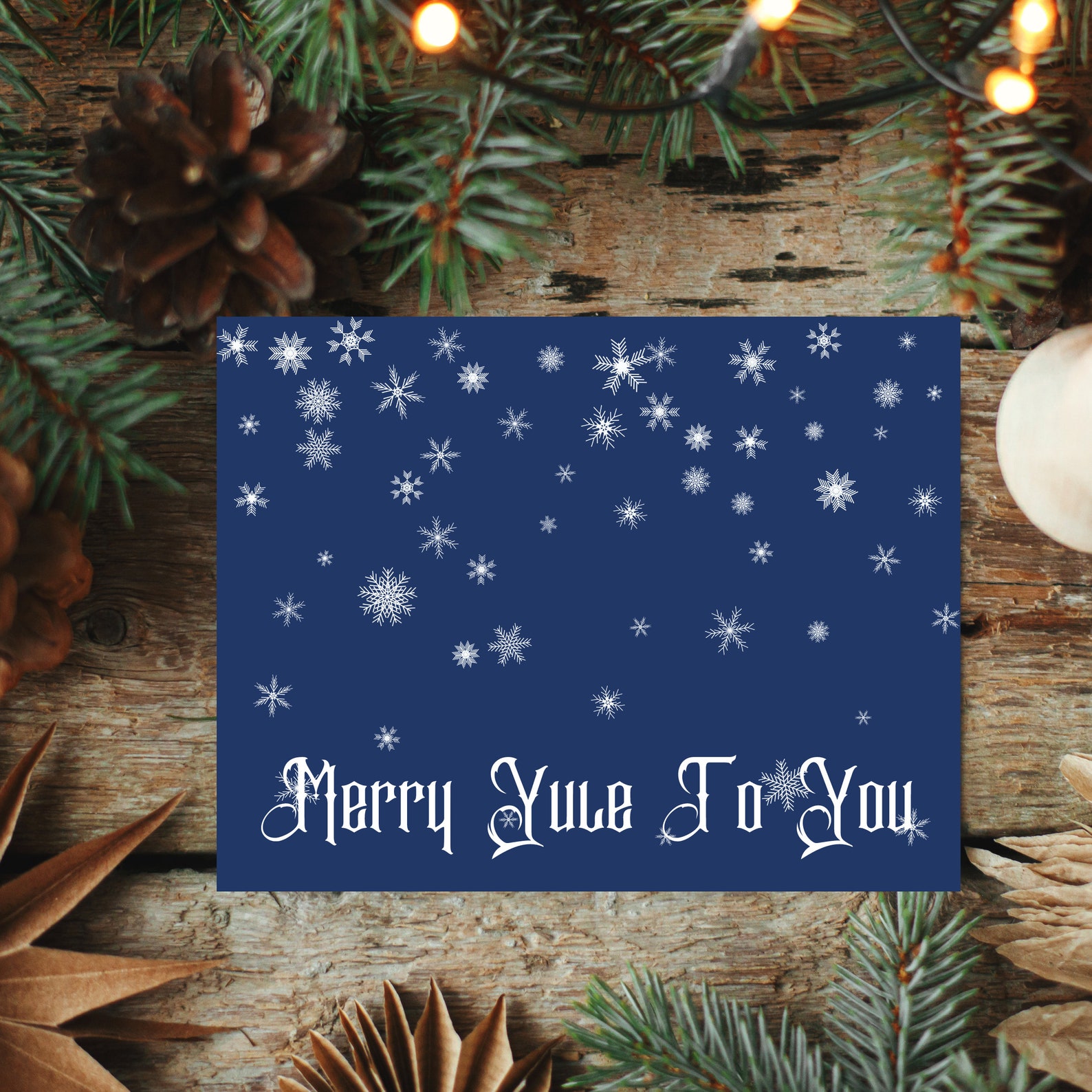 Printable Yule Cards, Yule Cards, Winter Solstice Card, Pagan Yule ...