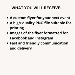 Custom Event Flyer - Etsy