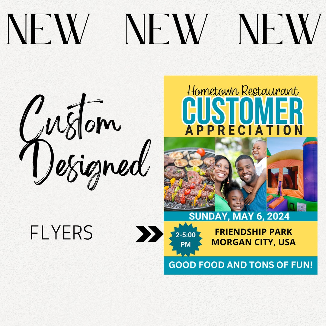 Custom Event Flyer - Etsy