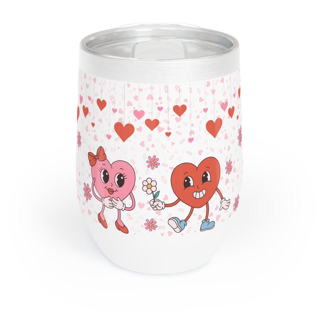 Cute Coquette Valentines Chill Wine Tumbler - Etsy