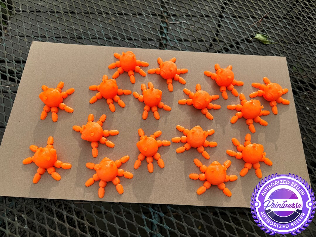 Cartoon Alien Squid Fidget Spinner, 3D Printed Articulated, Fun Stress ...