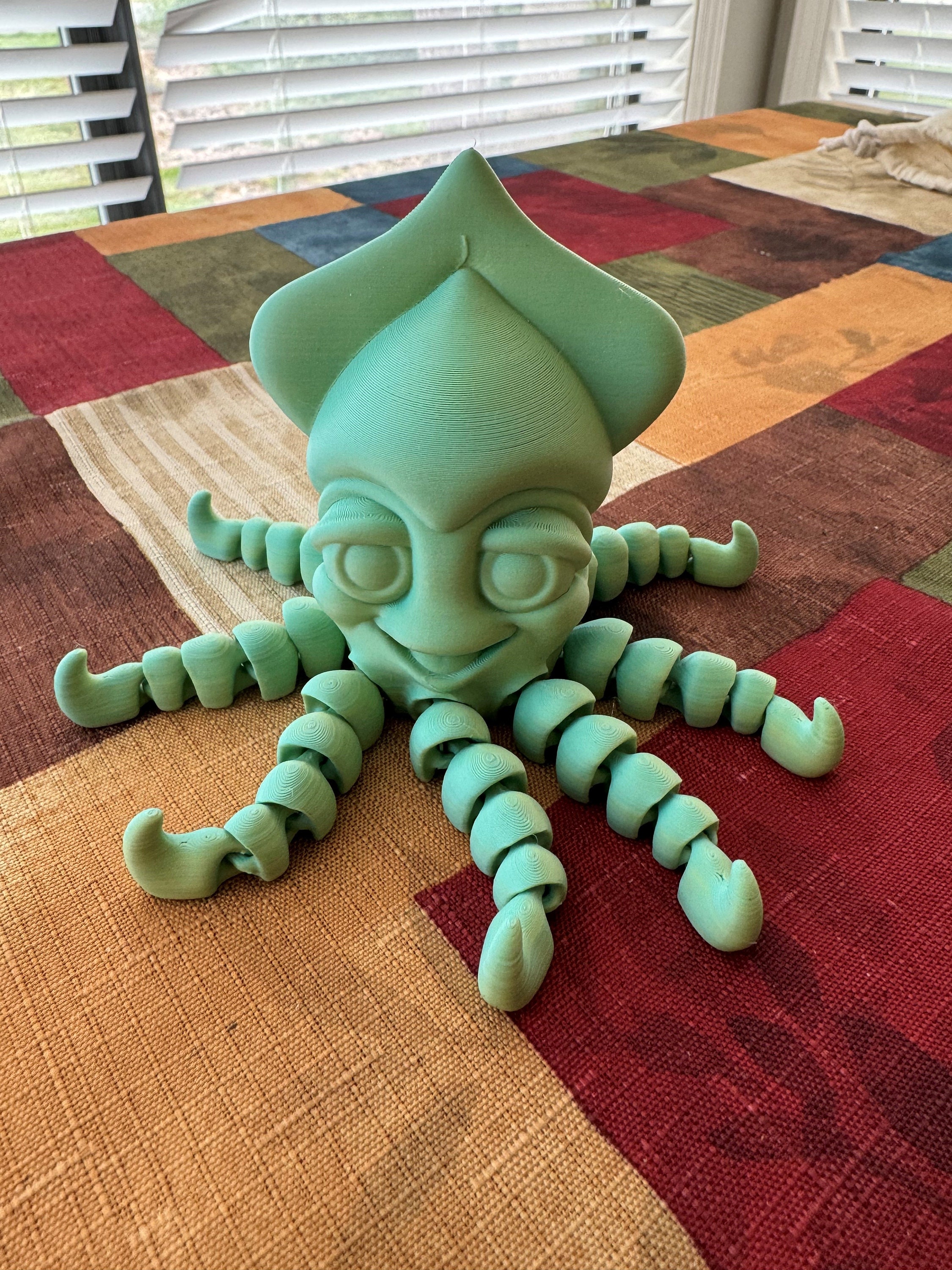 Articulated 3D Printed Squid - Etsy