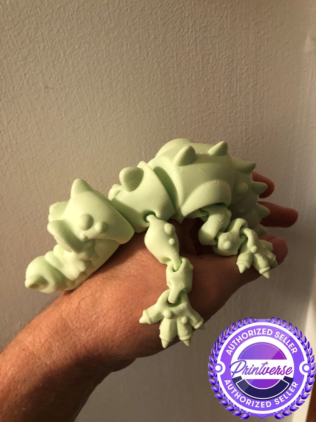 Cute 3D Printed Articulated Cartoon Baby Crocodile – Adorable Flexi ...