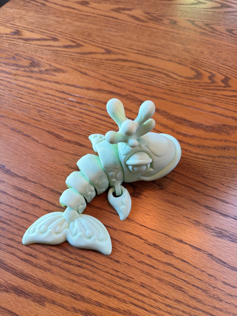 Cute Cartoon 3D Printed Whale Figurine – Adorable Ocean Animal Décor ...