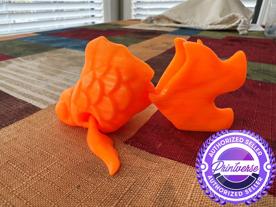 Koi Goldfish 3D Printed Articulated Fidget Gift Toy - Etsy