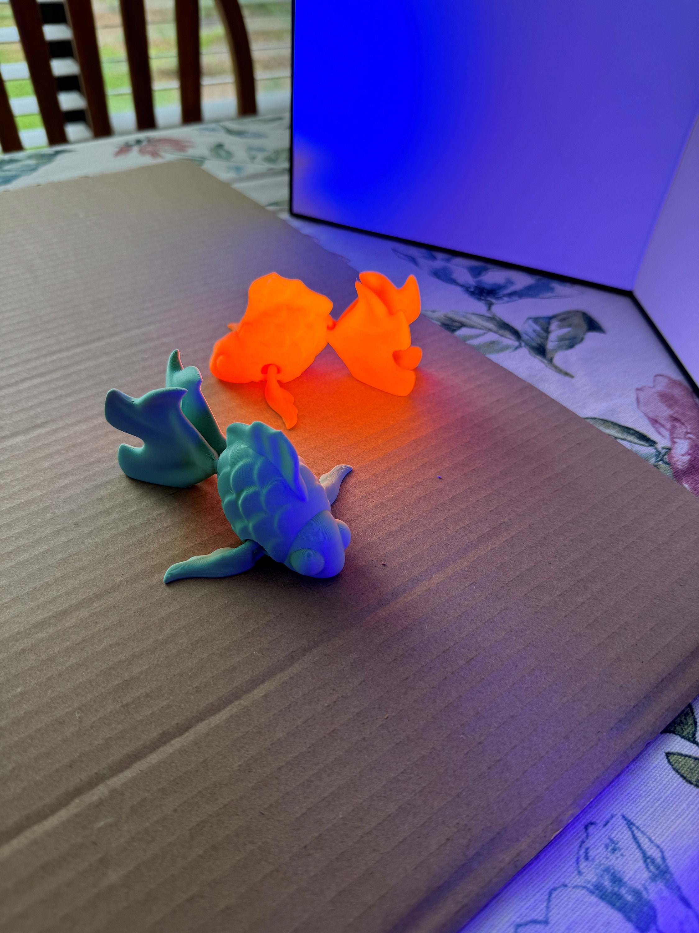 Koi Goldfish 3D Printed Articulated Fidget Gift Toy - Etsy