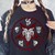 Gothic Skull Leggings, Pentagram Design Yoga Pants, Alt Clothing ...