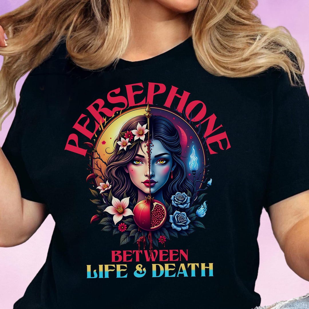 Persephone T-shirt, Greek Mythology Shirt, Goddess of Underworld Tee ...