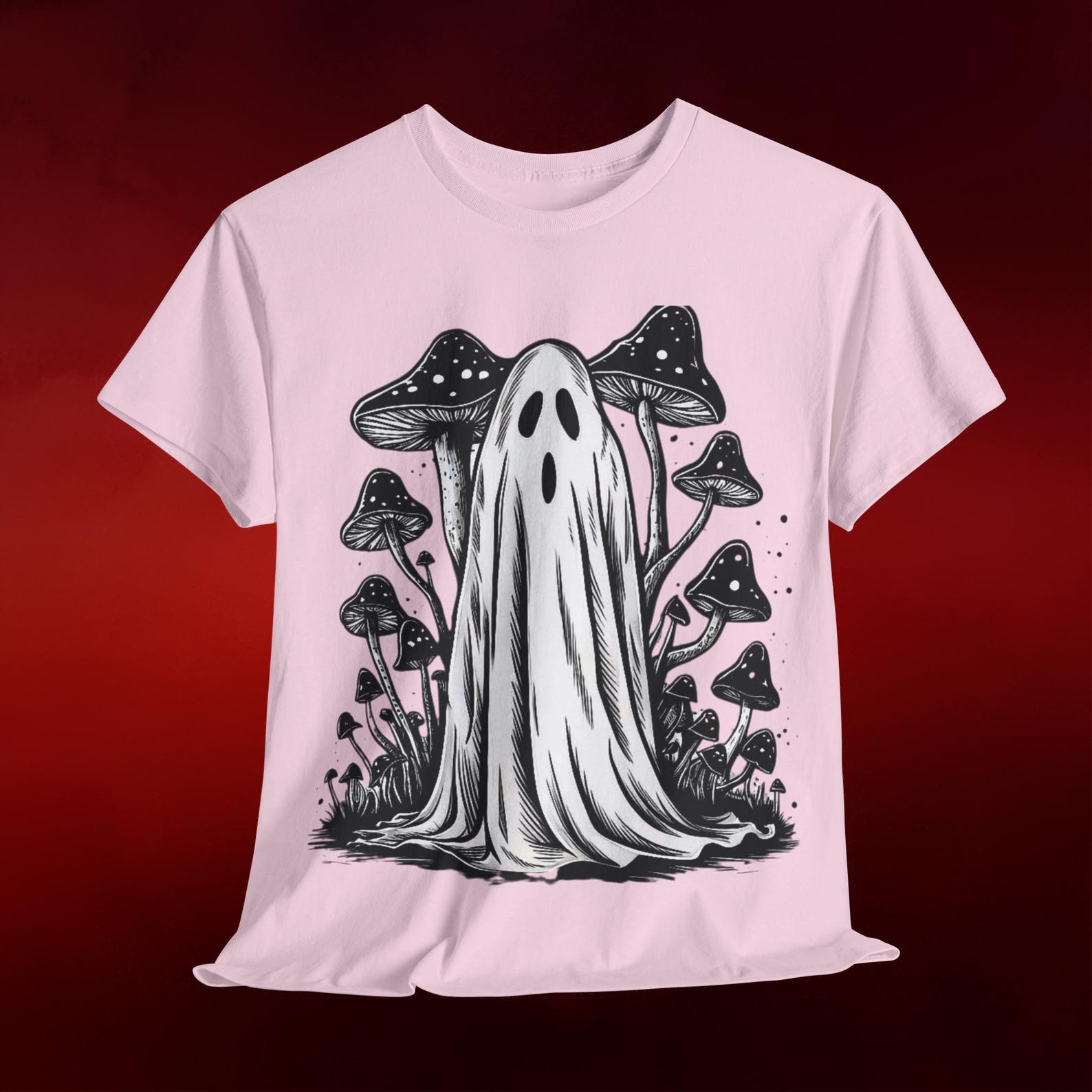 Gothic Ghost T-shirt, Horror and Weirdcore Clothing, Alternative Goth ...