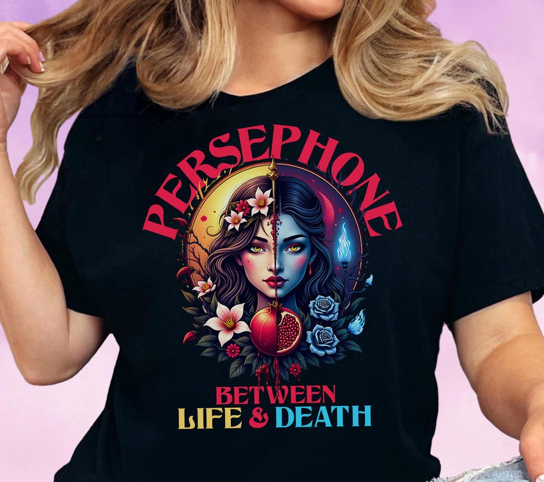 Persephone T-shirt, Greek Mythology Shirt, Goddess of Underworld Tee ...