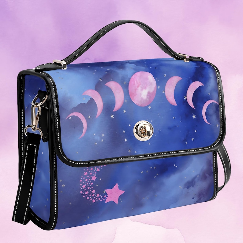 Kawaii Celestial Satchel Bag for Girls Into Pastel Goth, Witchy and ...