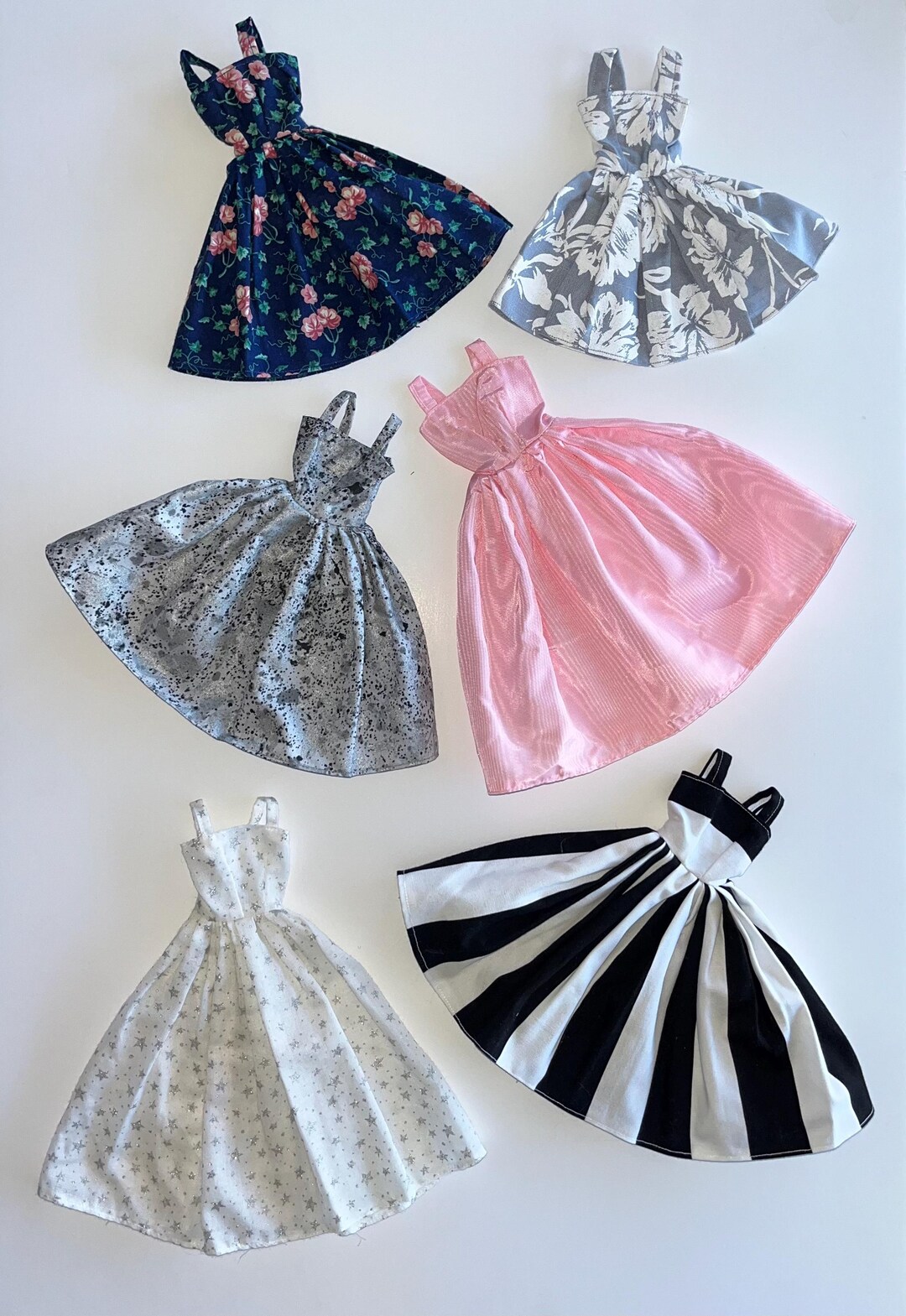 Vintage Handmade Barbie Doll Clothes 1960s 1970s 1980s, Set of 6 - Etsy