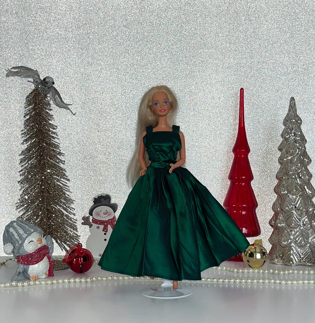 Vintage Handmade Barbie Doll Clothes 1960s 1970s 1980s, Holiday Dress ...