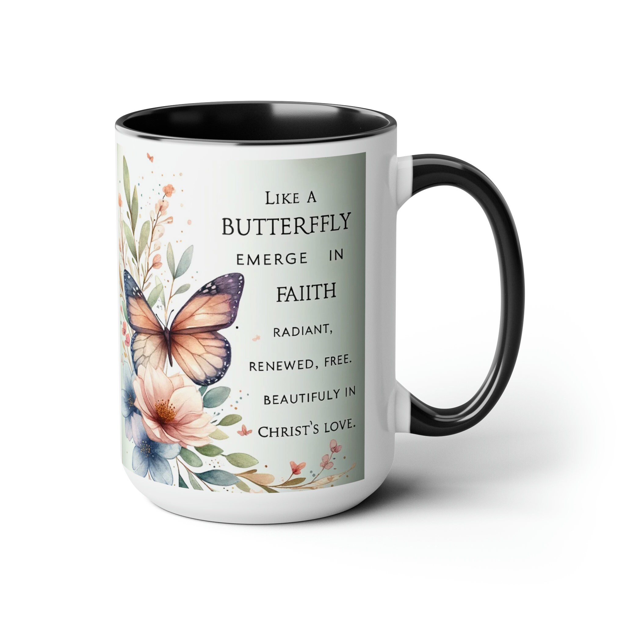 Two-tone Coffee Mugs, 15oz - Etsy