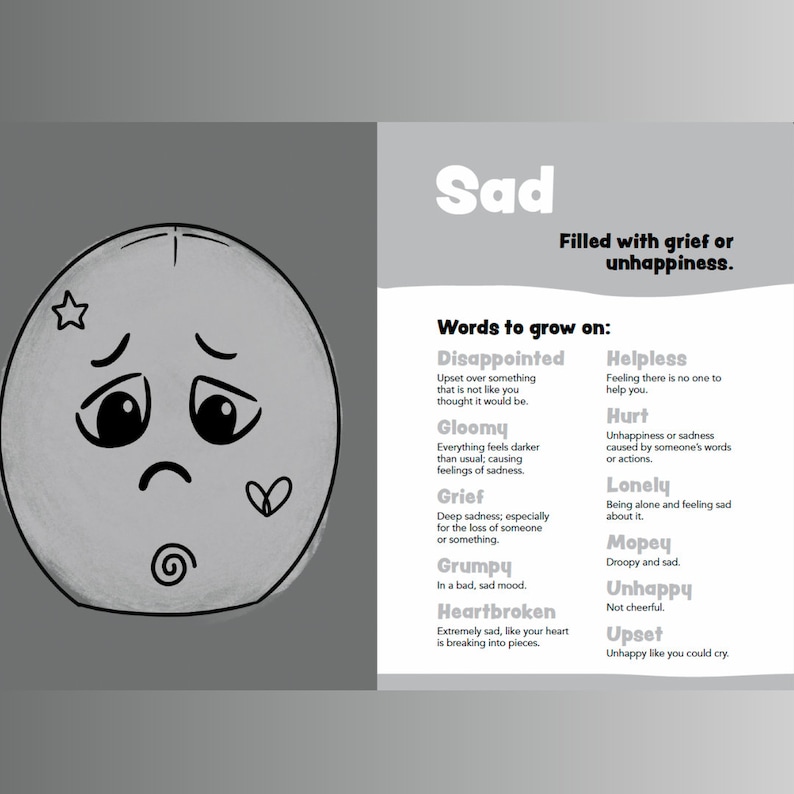 Feelings Journal and Emotion Plush Dolls for Kids - Etsy