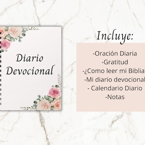 Diario Cristiano En Español,diario Devocional Para Mujeres Imprimible ...