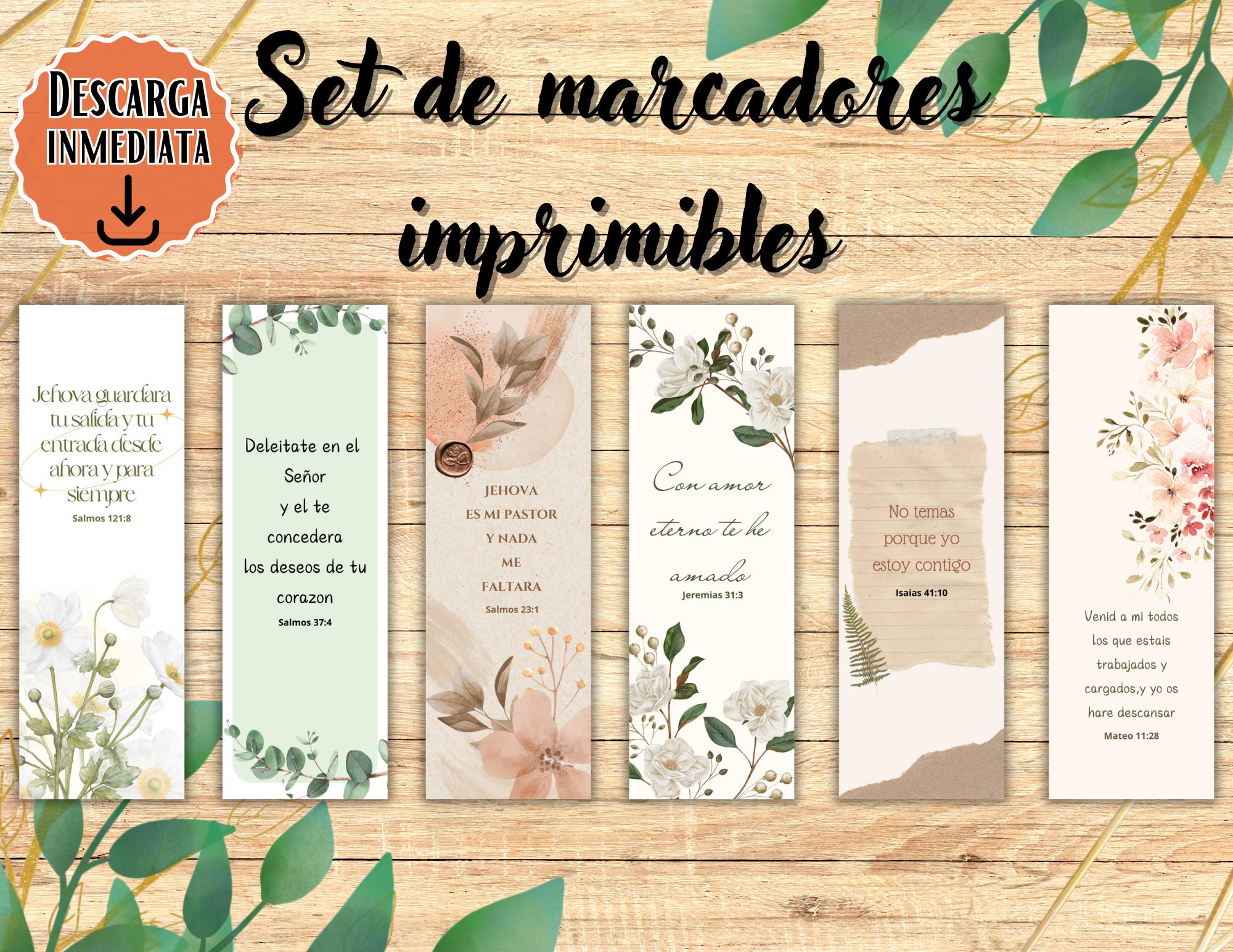 Plantillas De Marcadores Cristianos Para Word Separadores De Libros