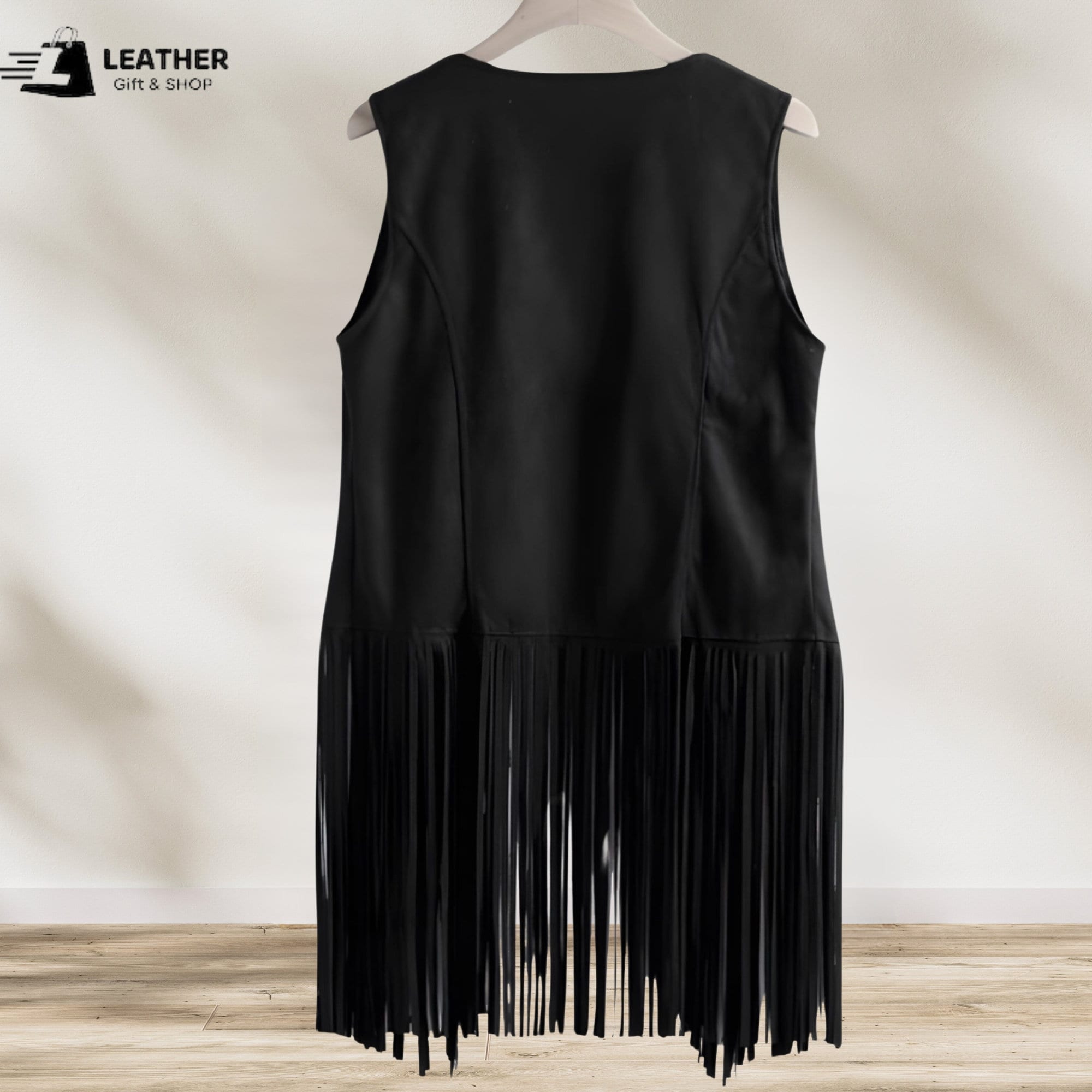 Leather Vest, Mini Western Vest, Women's Western Fringe Vest, Suede ...
