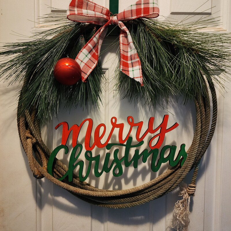 Rope Christmas Wreath - Etsy