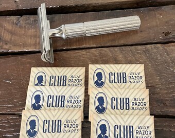 Vintage Gillette Tech Razor 1932 Pat, Made in Canada, Three Piece Razor ...