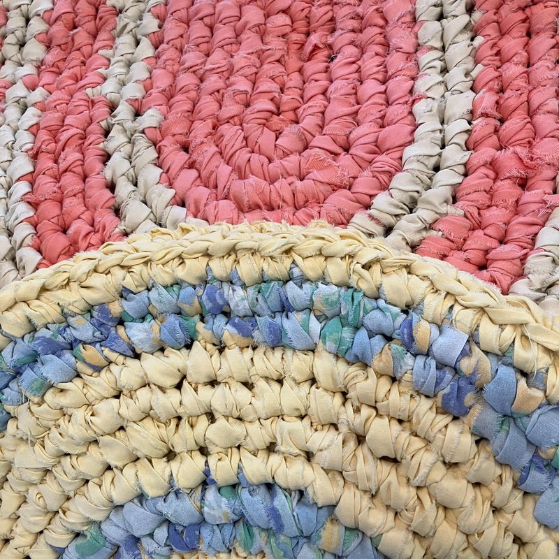 Rag Rug - Etsy