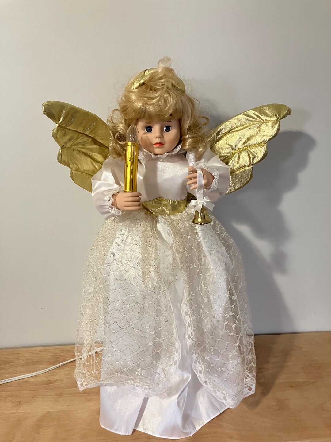Vintage Animated Light up Christmas Angel. 24 Motion, Moving Angel ...