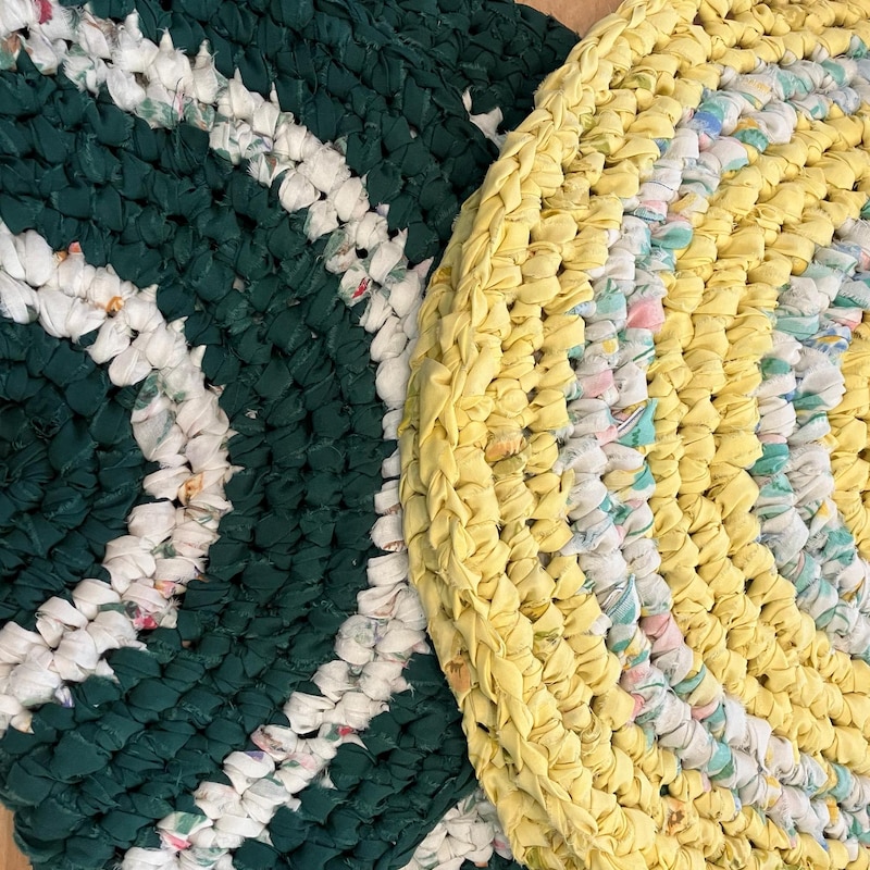 Oval Rag Rug - Etsy